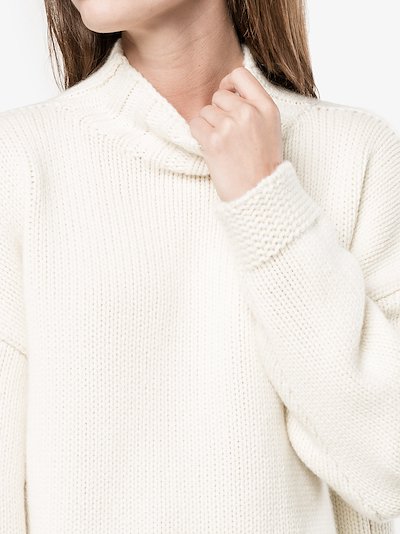 Alexander McQueen chunky turtle neck knit | Browns