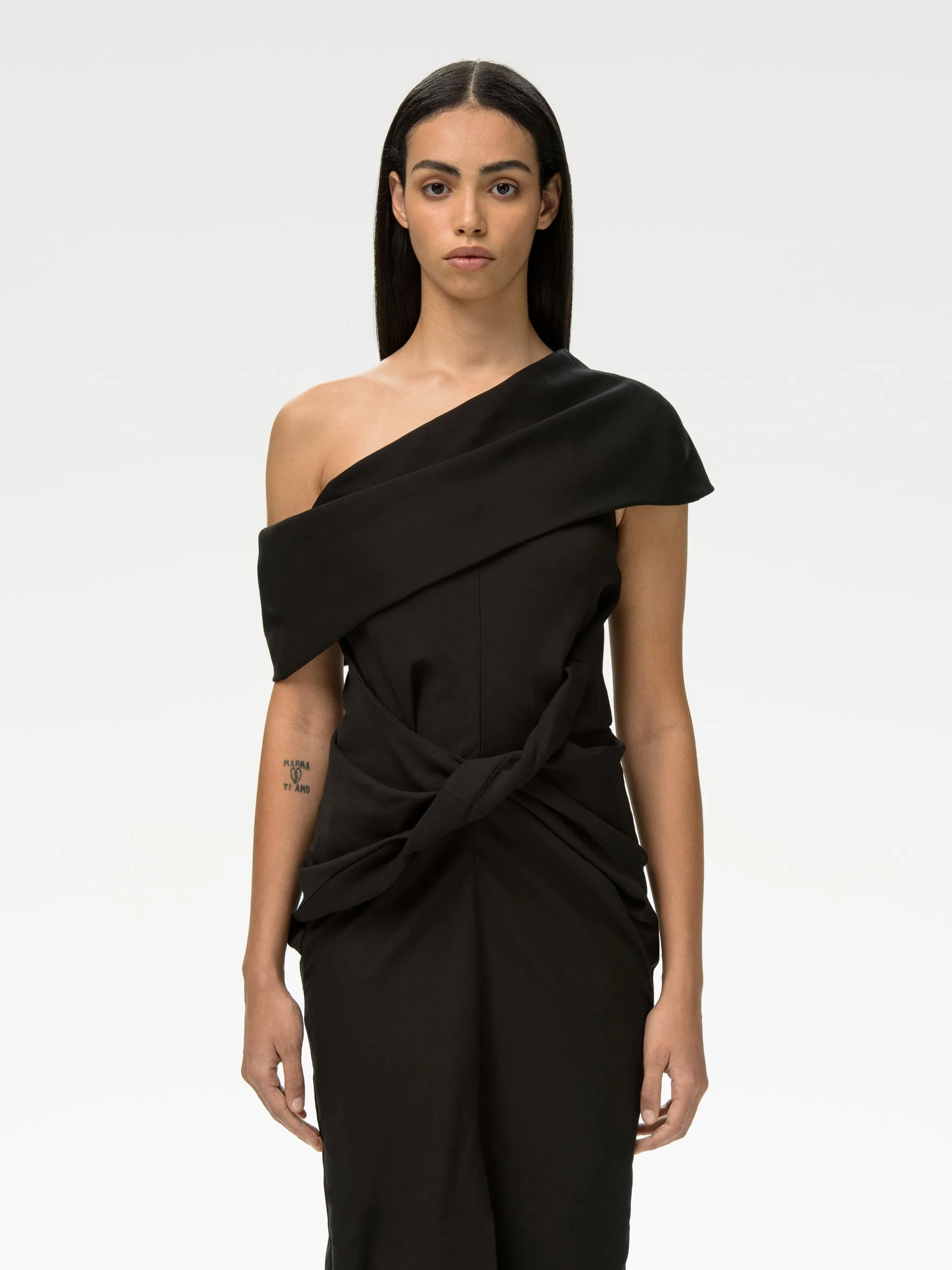 asymmetric mid-length dress | AMBUSH® Official