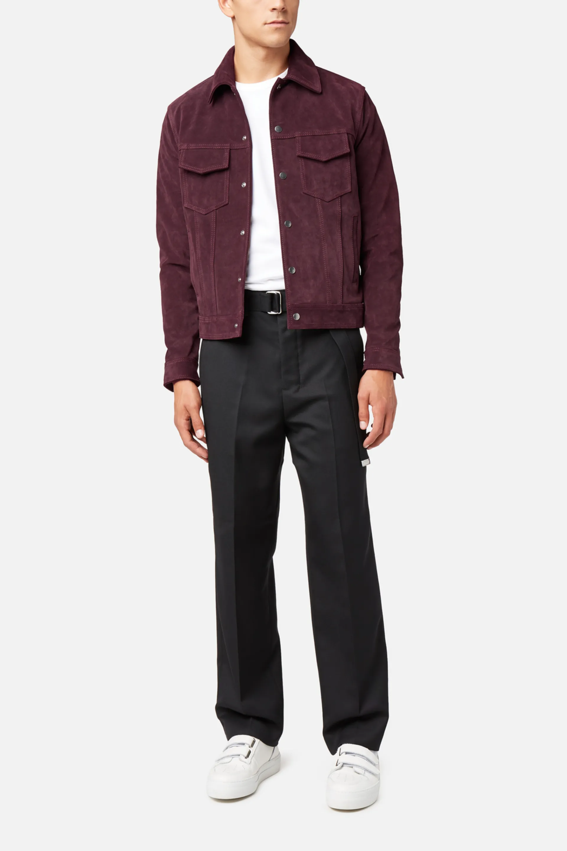 Ami Alexandre Mattiussi Suede Jacket - AMI PARIS