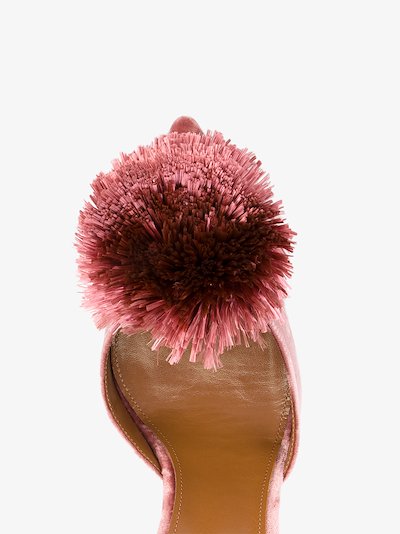 Aquazzura Powder Puff slingback heels | Browns