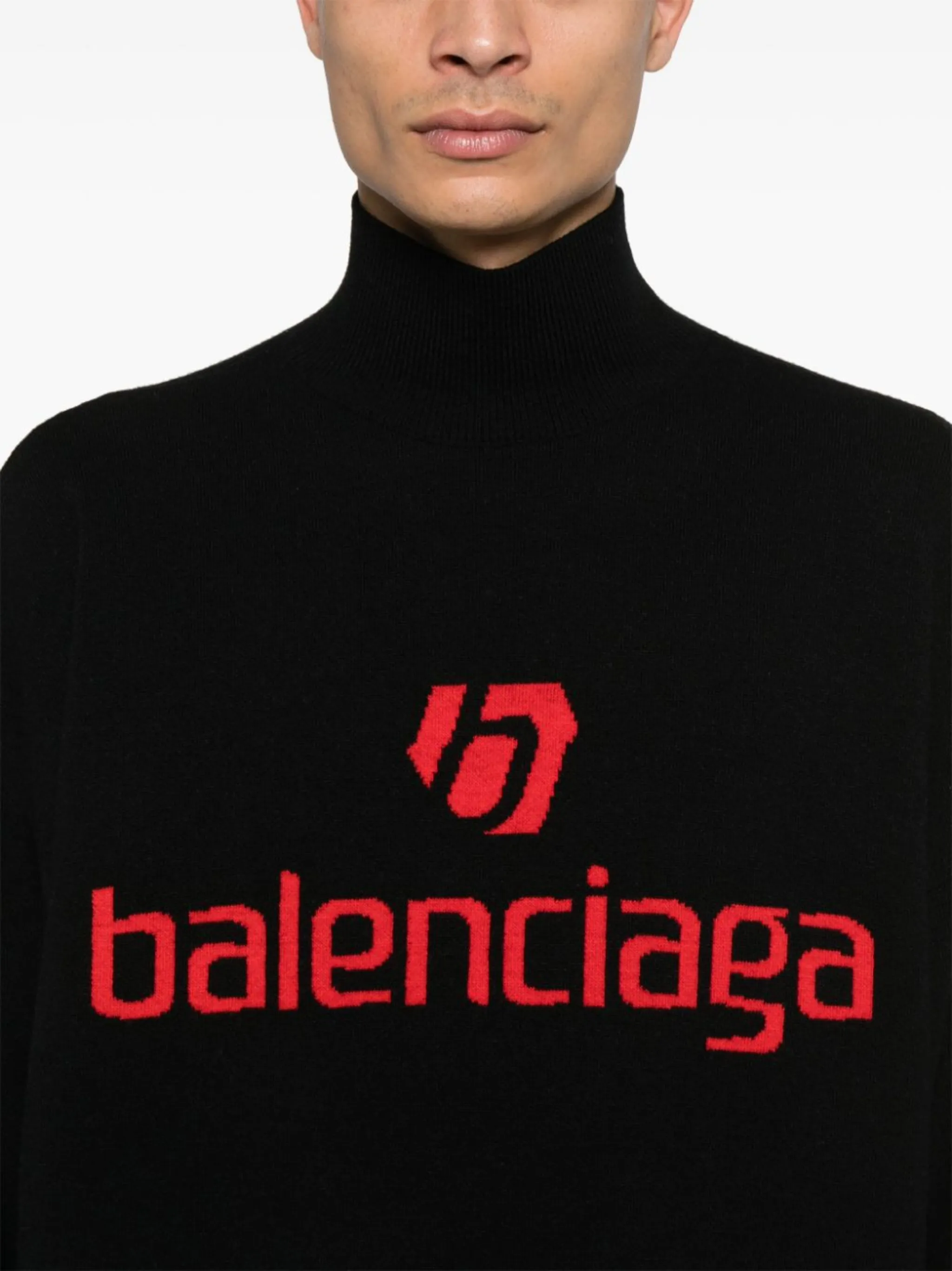 Balenciaga Black stretch wool blend sweater | Eraldo.com DE Balenciaga Black stretch wool blend sweater | Eraldo.com DE