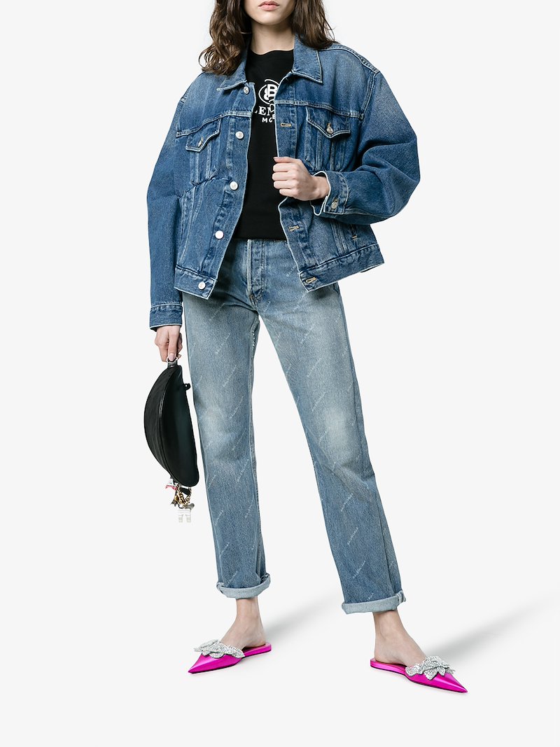 Balenciaga Swing denim jacket | Browns