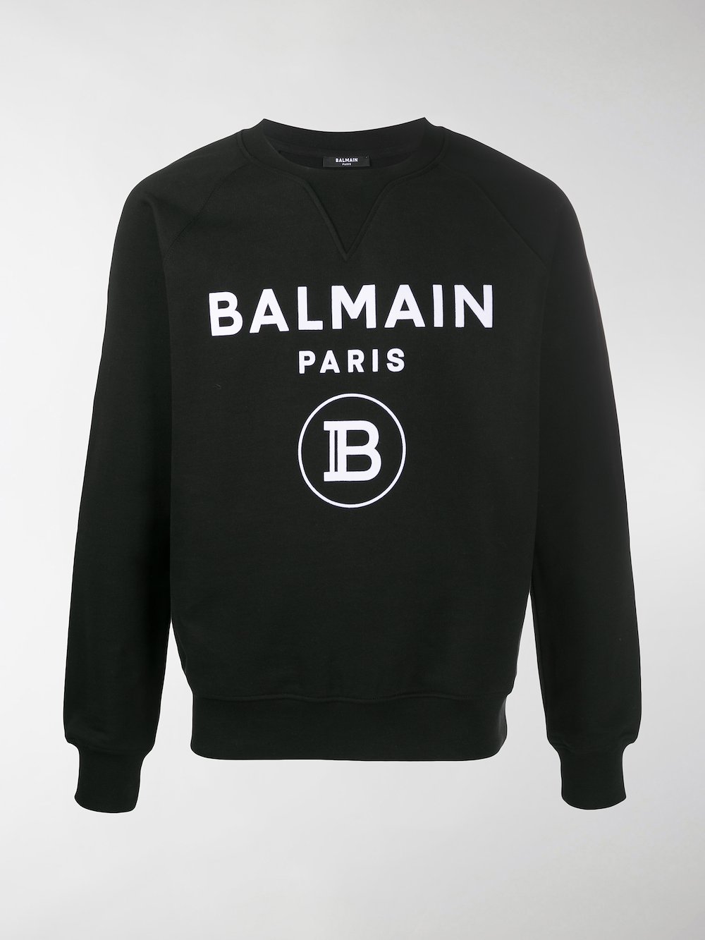 Balmain Kids Felpa a girocollo con stampa nero | MODES Balmain Kids Felpa a girocollo con stampa nero | MODES