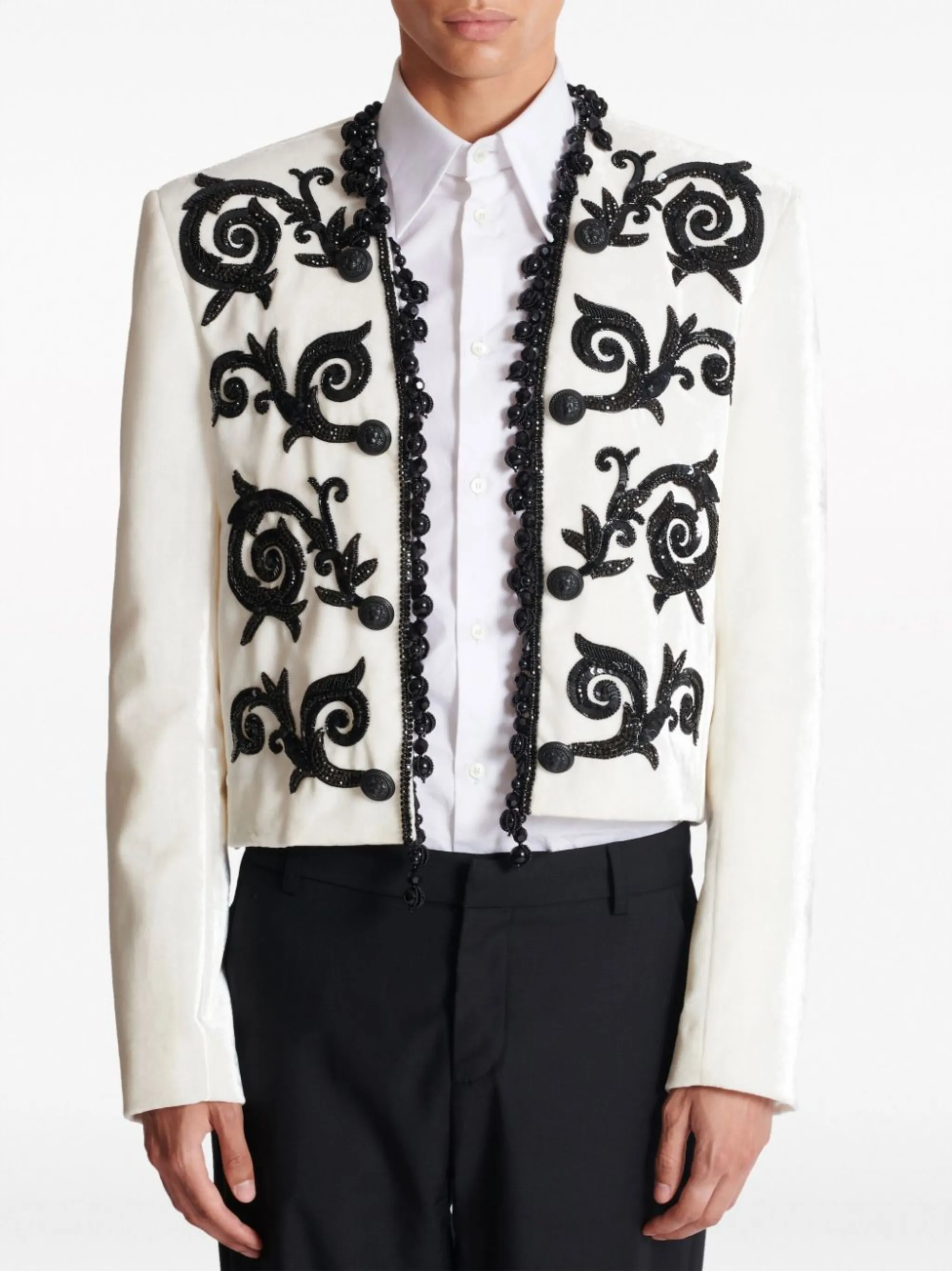 Balmain Spencer embroidered jacket | Eraldo.com US