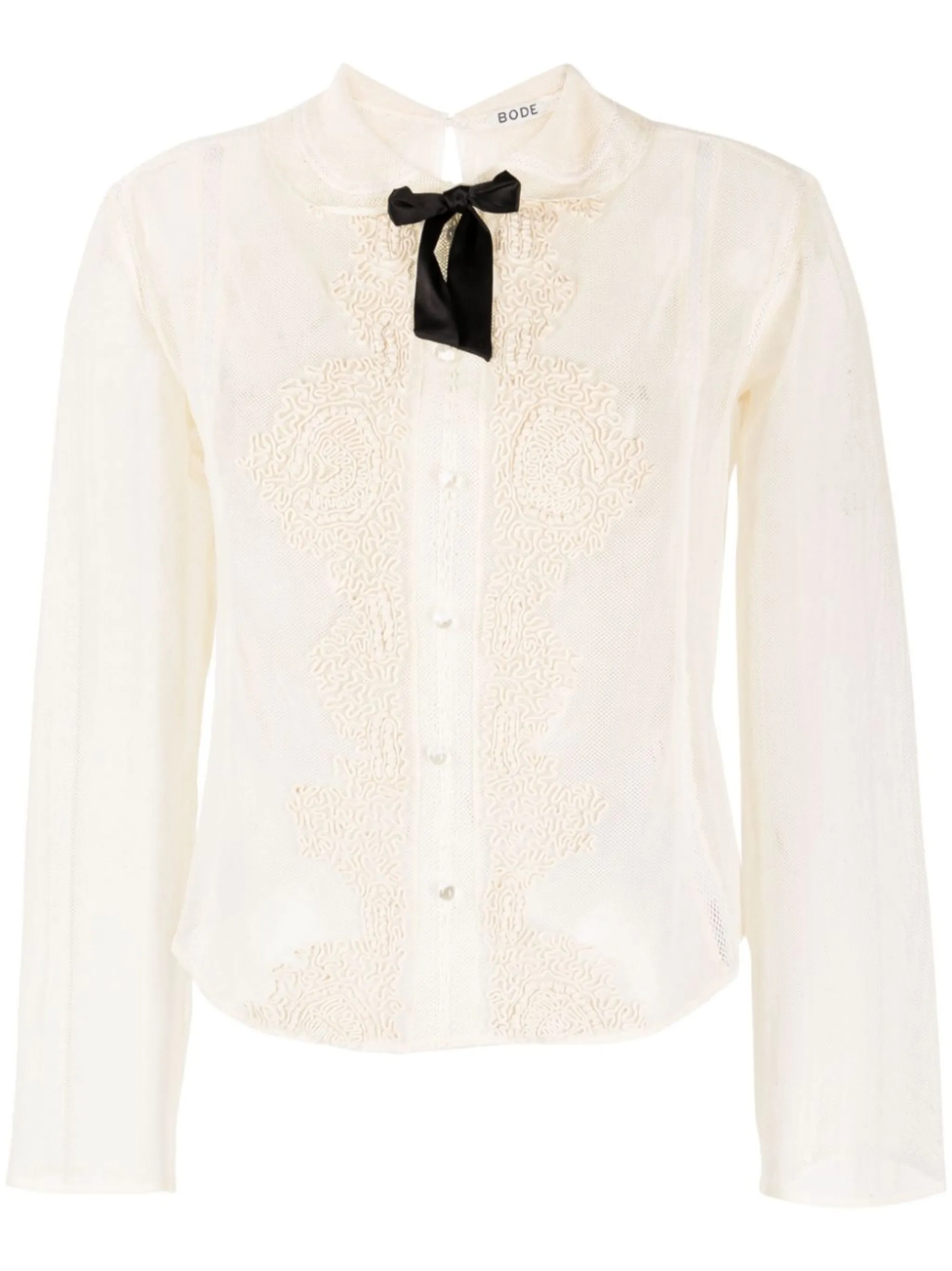 BODE Eve sheer cotton blouse | Eraldo.com KR