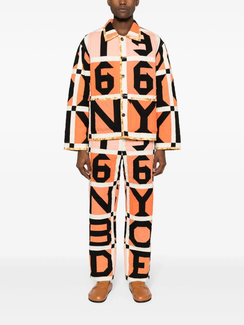 BODE Letter Block quilted jacket | Eraldo.com HK