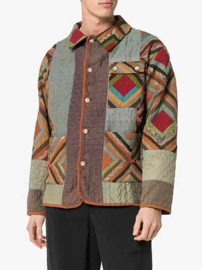 Bode Workwear quilted collared jacket | Browns