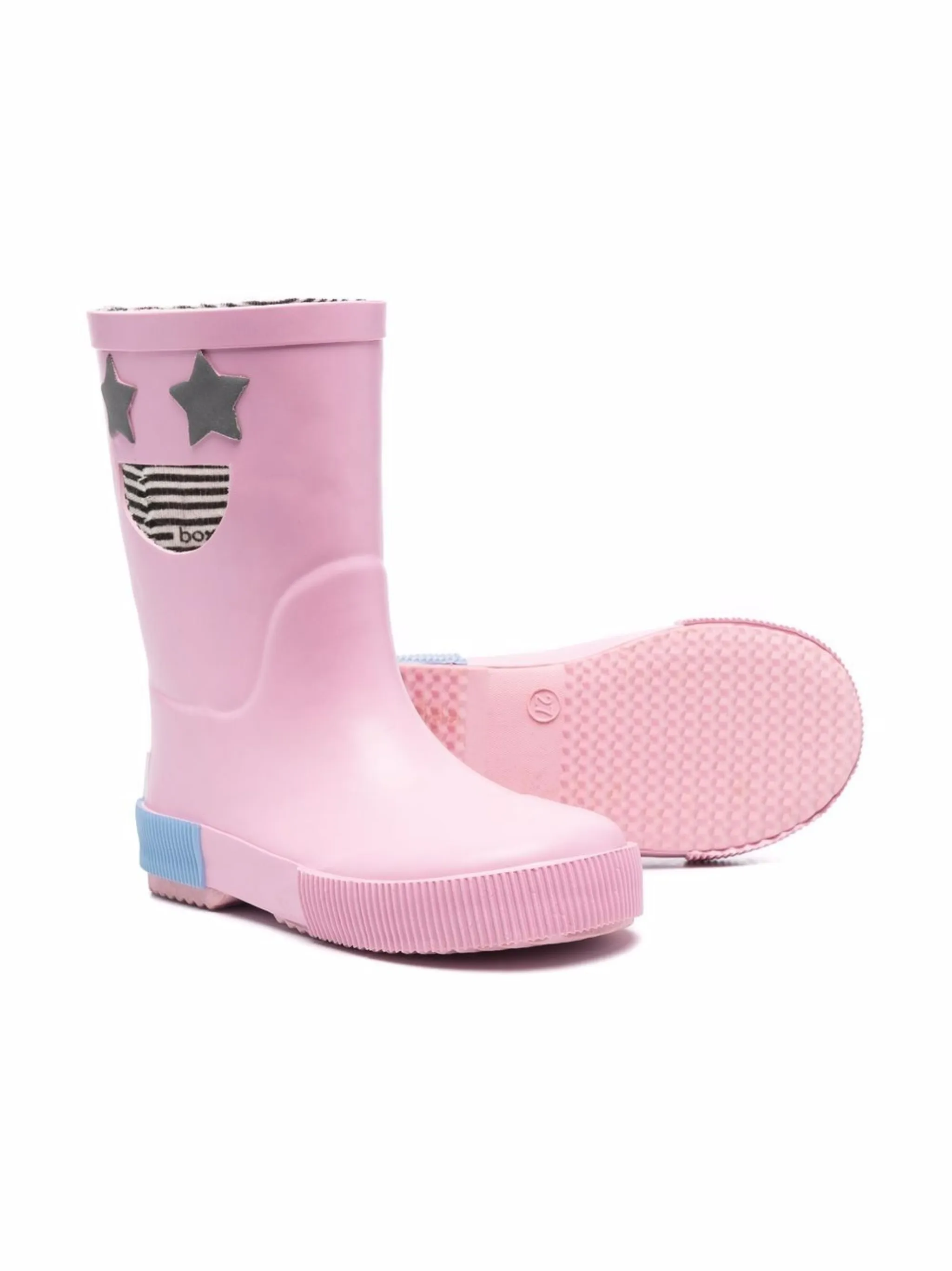 Boxbo star-patch cut-out wellies | Eraldo.com US