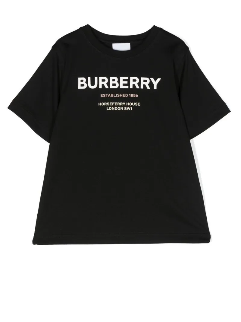Horseferry-print cotton T-shirt | Burberry Kids | Eraldo.com