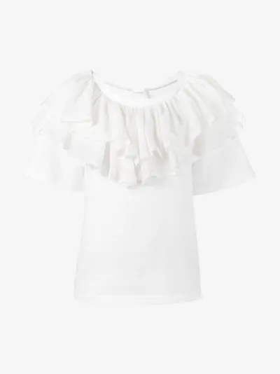 Chloé double ruffle top | Browns