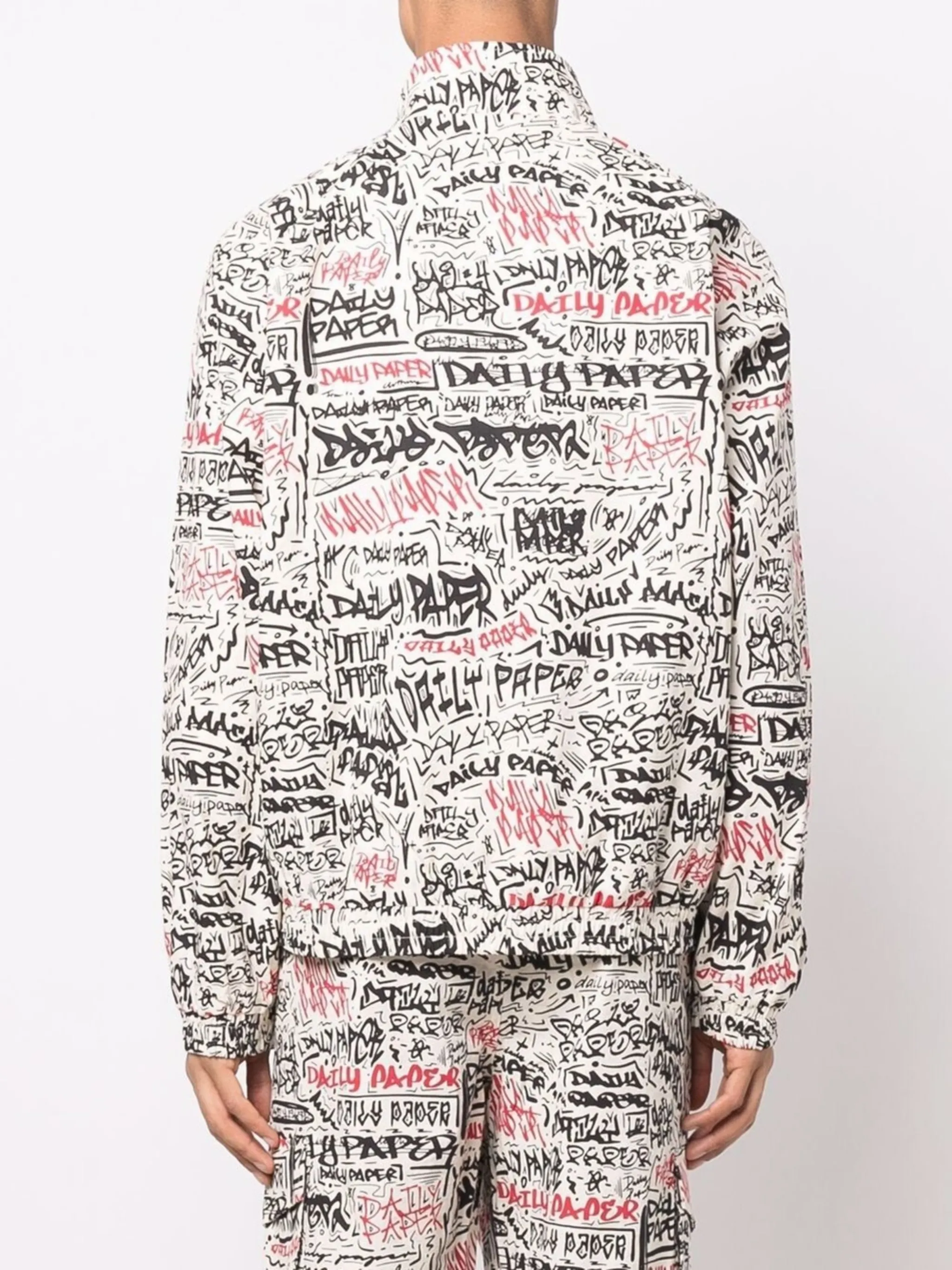 Daily Paper logo slogan print bomber jacket | Eraldo.com US