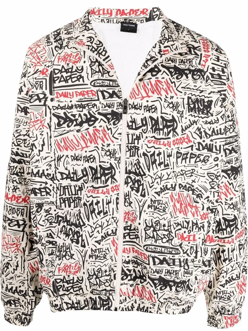 logo slogan print bomber jacket | Daily Paper | Eraldo.com US