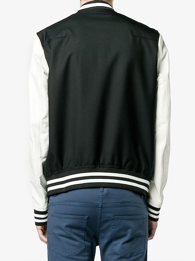 Dior Homme two-tone varsity jacket | Browns