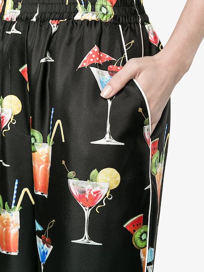 Dolce & Gabbana cocktail print pyjama trousers | Browns