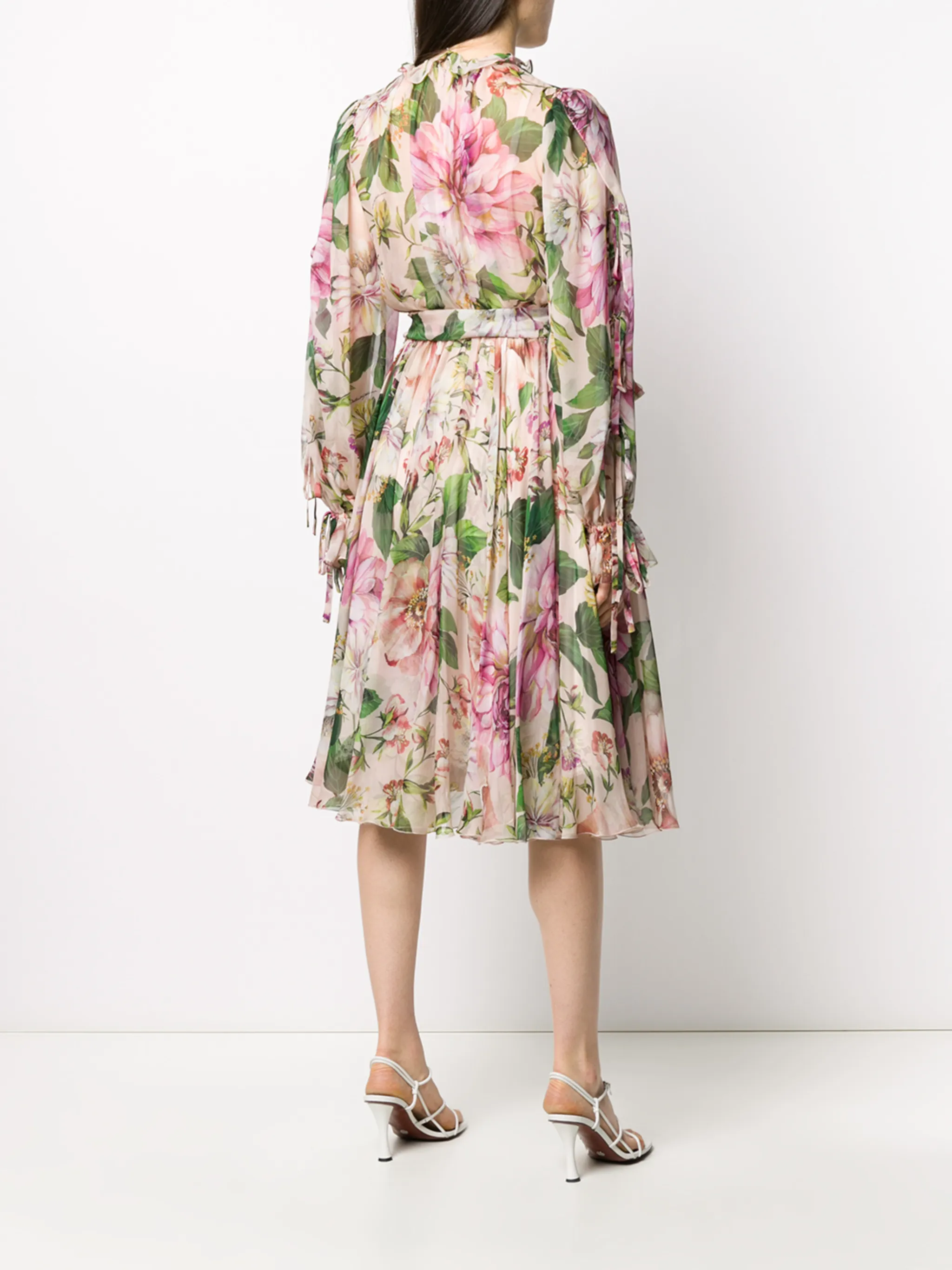 Dolce & Gabbana floral print chiffon dress | Eraldo.com US Dolce & Gabbana floral print chiffon dress | Eraldo.com US