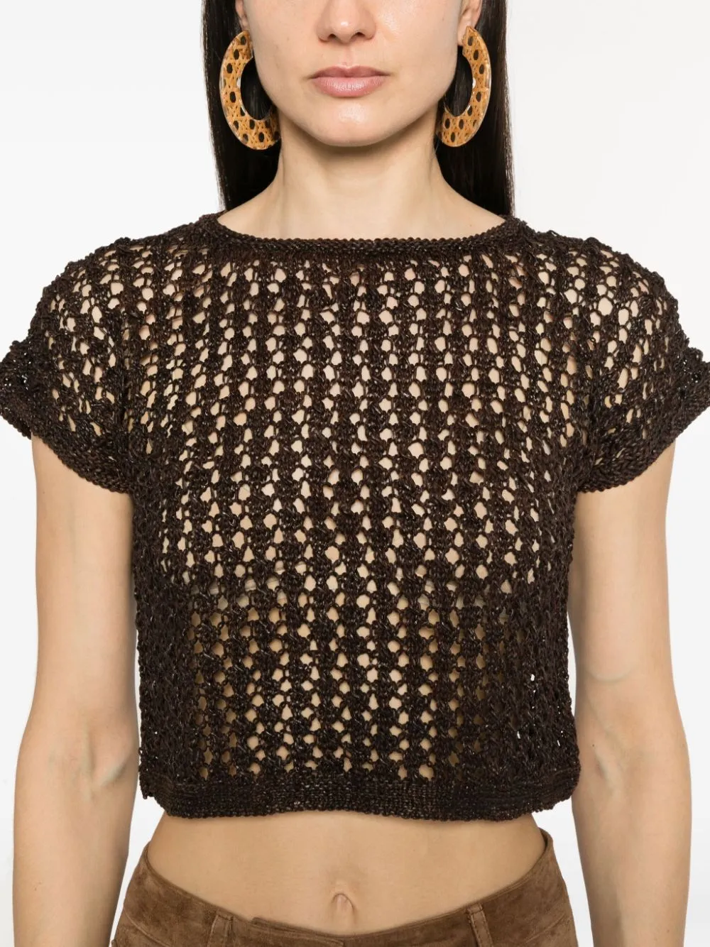 DRAGON DIFFUSION knitted leather top | Eraldo.com JP