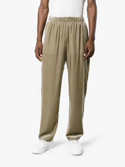 Edward Crutchley Velvet pleated trousers | Browns