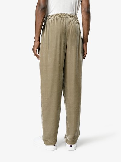 Edward Crutchley Velvet pleated trousers | Browns
