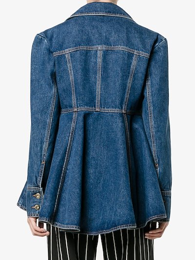 Ellery oversized flared denim jacket | Browns
