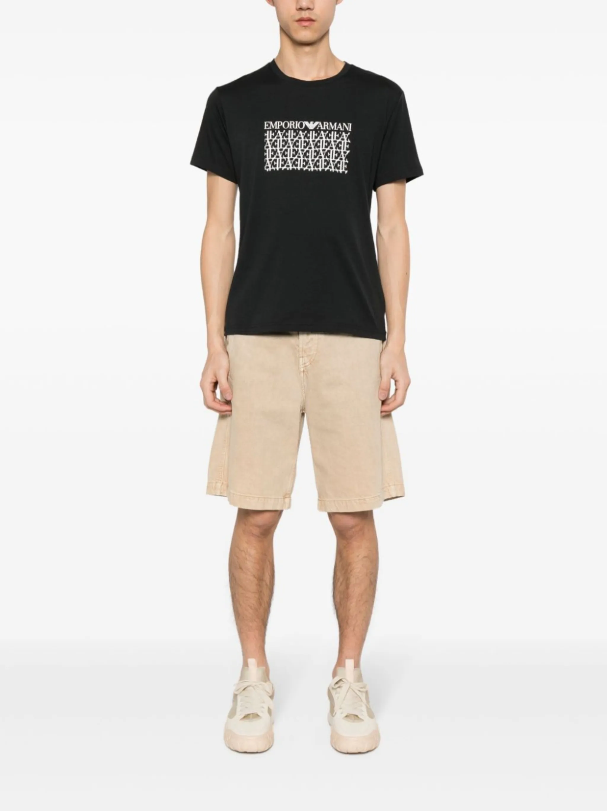 Emporio Armani logo-print cotton T-shirt | Eraldo.com US