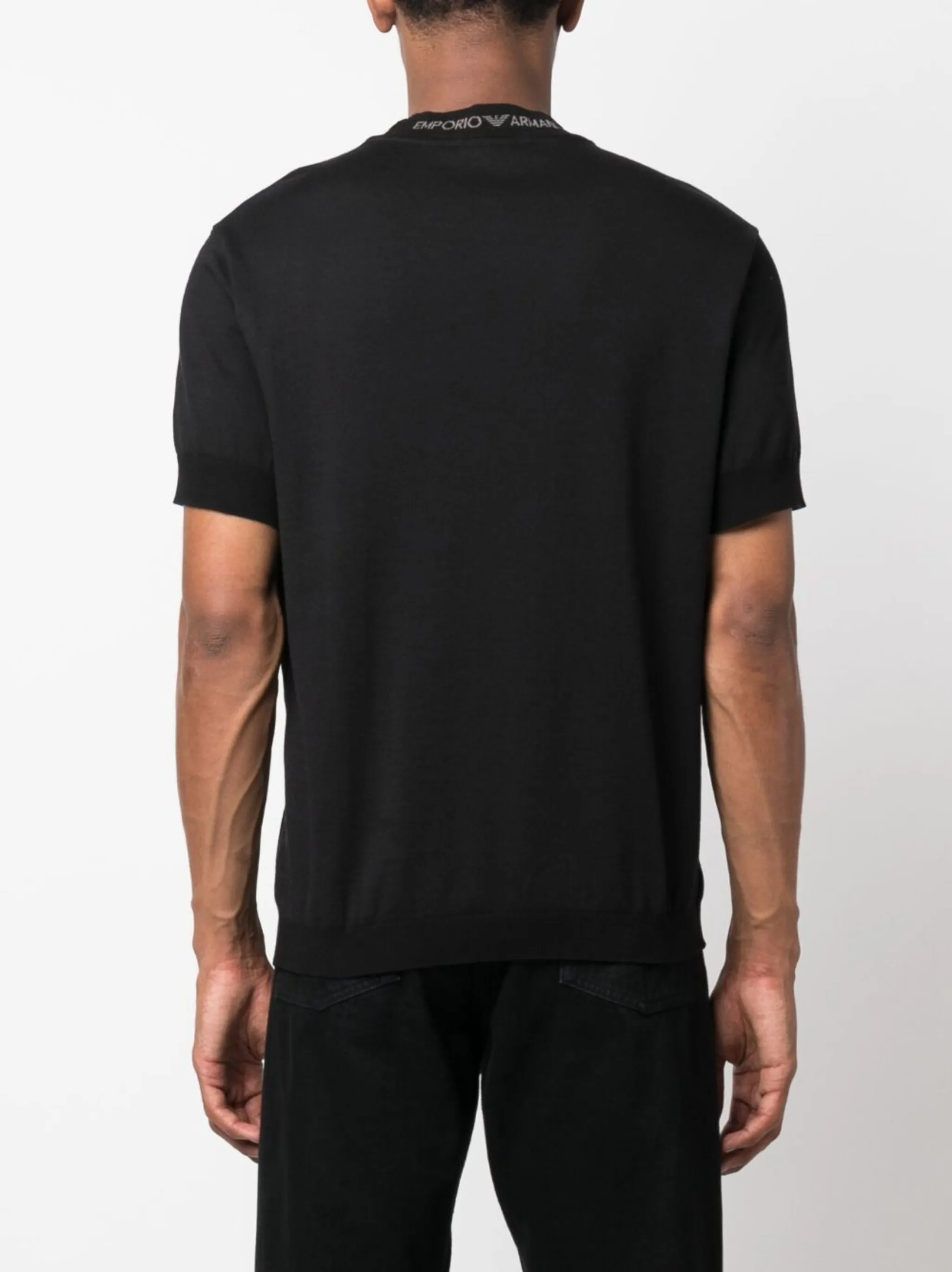 Emporio Armani logo-print neckline T-shirt | Eraldo.com US