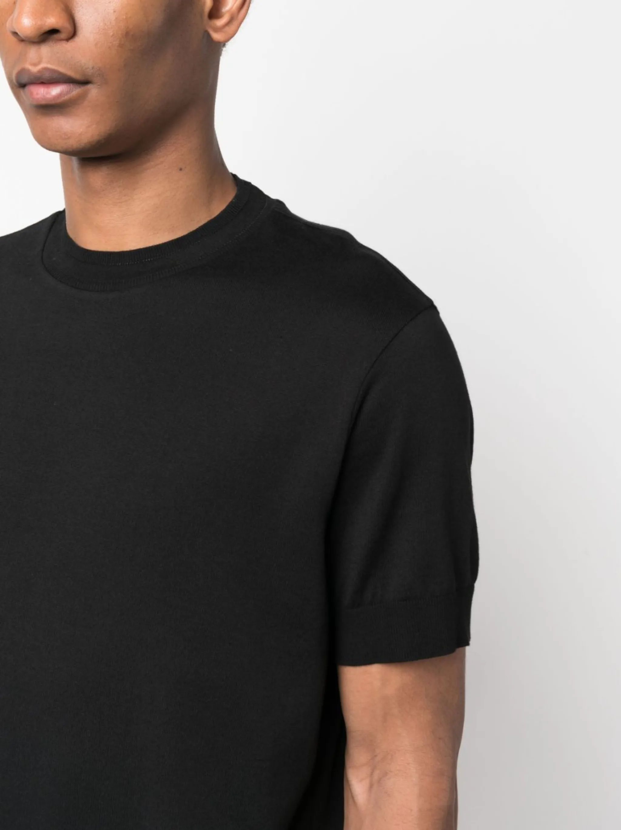 Emporio Armani logo-print neckline T-shirt | Eraldo.com US