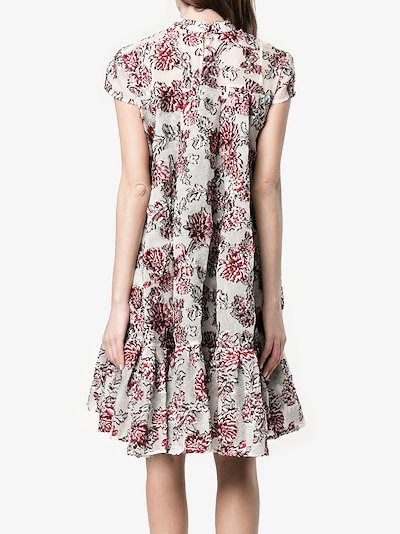 Erdem Buff floral fil coupé dress | Browns