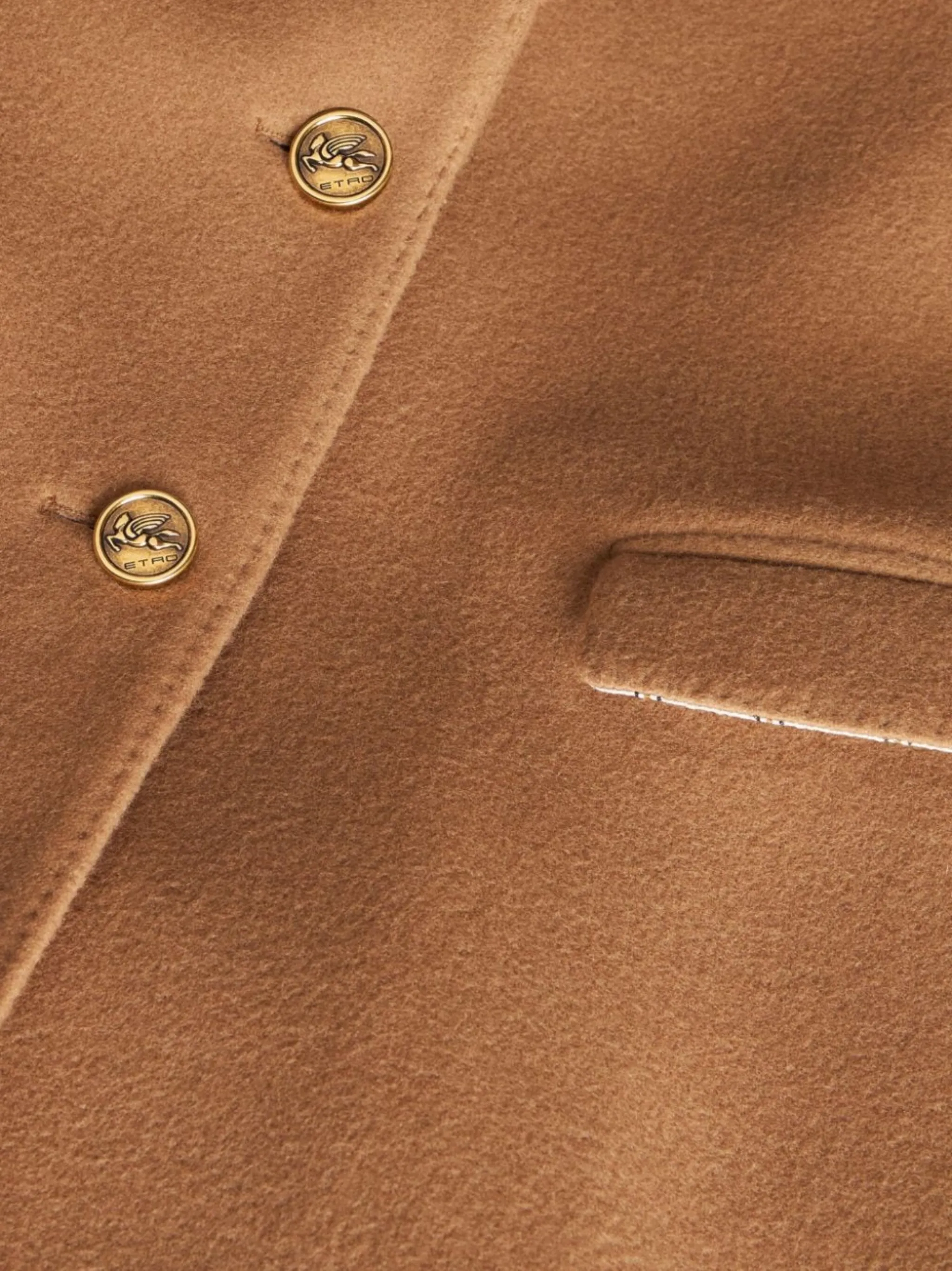 ETRO logo-engraved buttons coat | Eraldo.com US