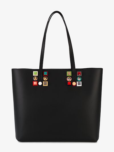 Fendi Black Embellished tote bag | Browns