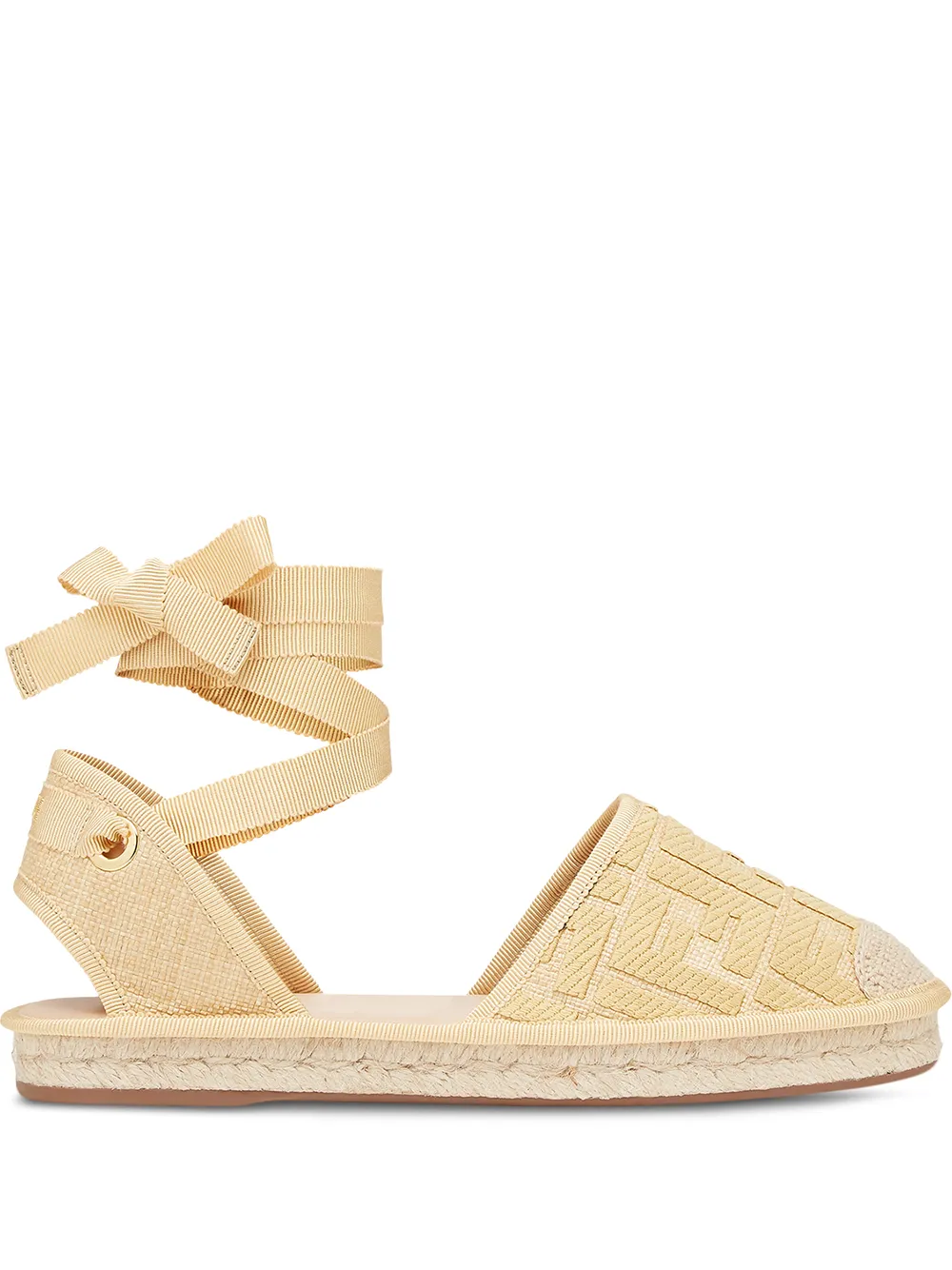 FENDI Fendi Roma raffia espadrilles | Eraldo.com KR