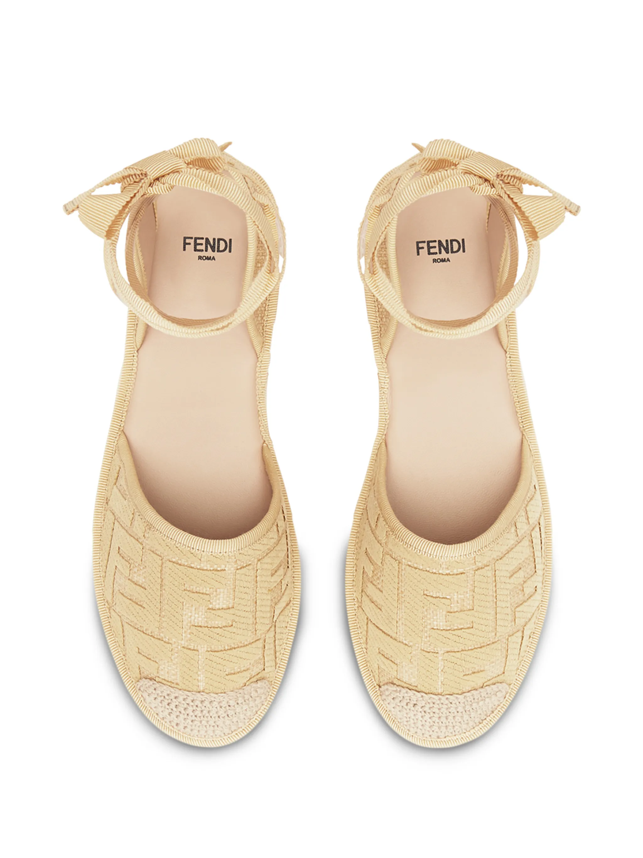 FENDI Fendi Roma raffia espadrilles | Eraldo.com KR