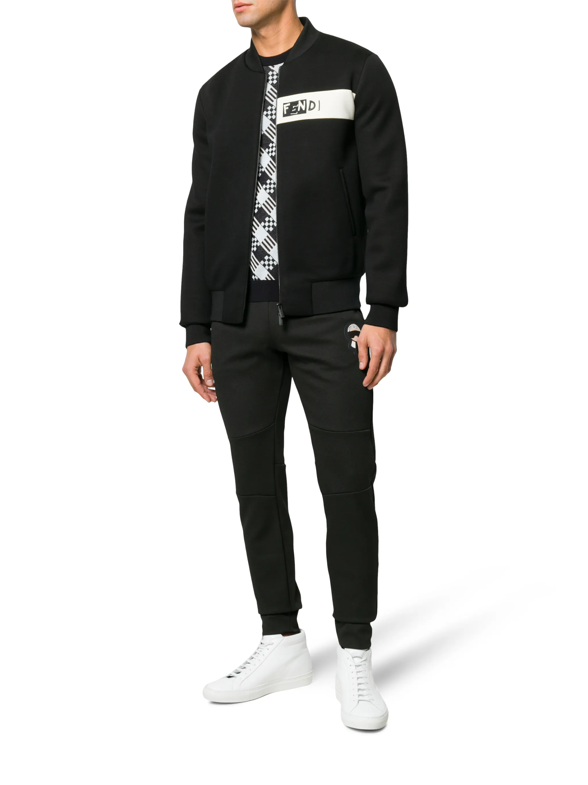 FENDI Karlito patch track pants | Eraldo.com US
