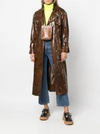 GANNI logo-embossed cross body bag | Eraldo.com US