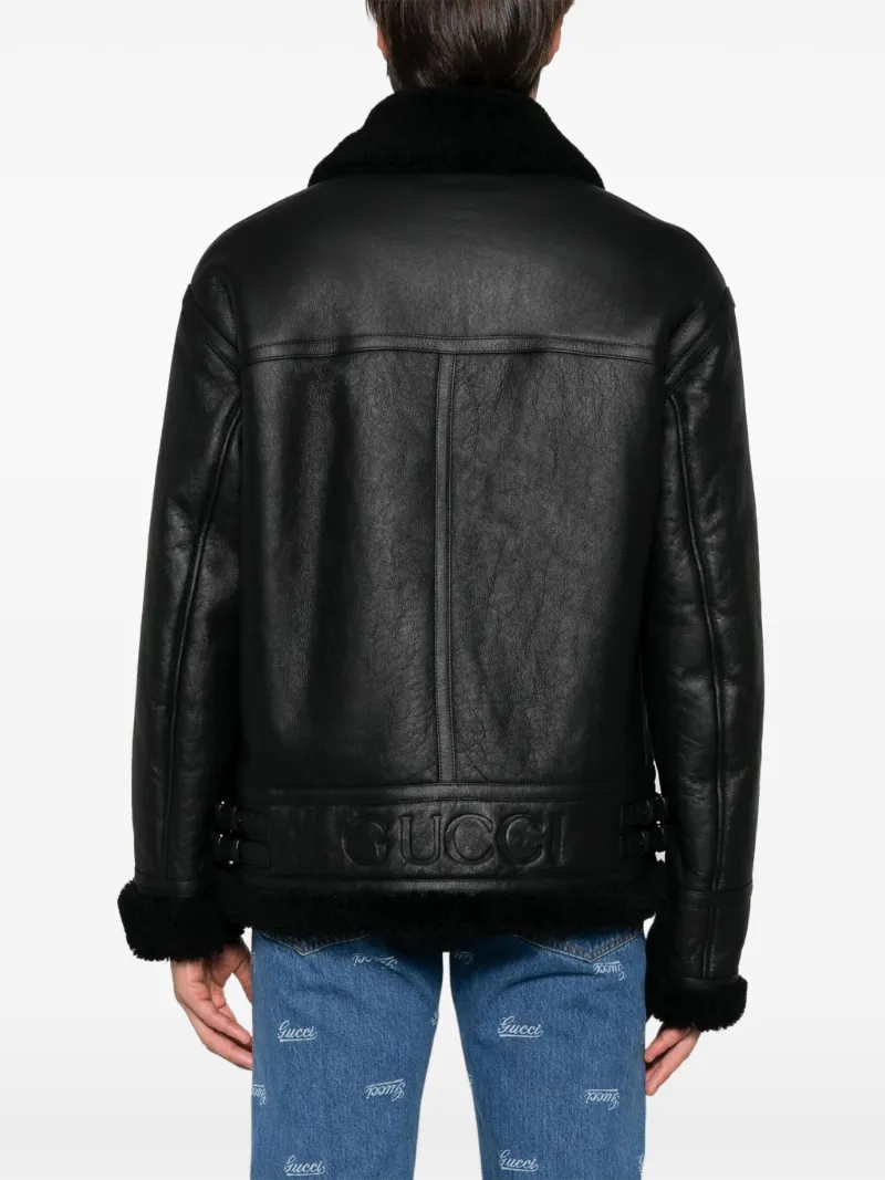 Gucci leather jacket | Eraldo.com US
