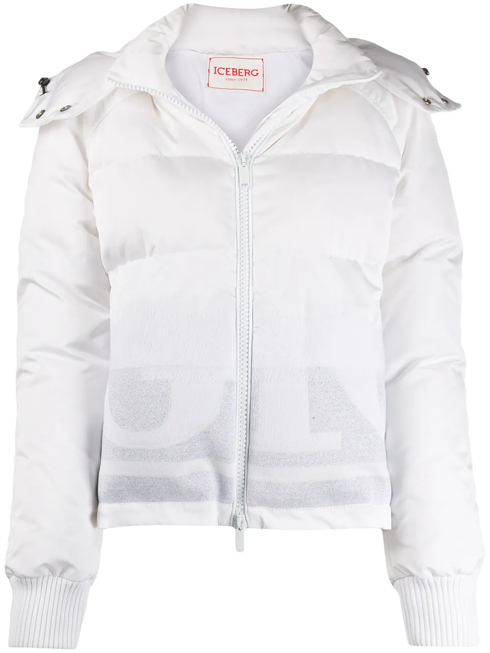 Iceberg hooded logo padded coat | Eraldo.com US