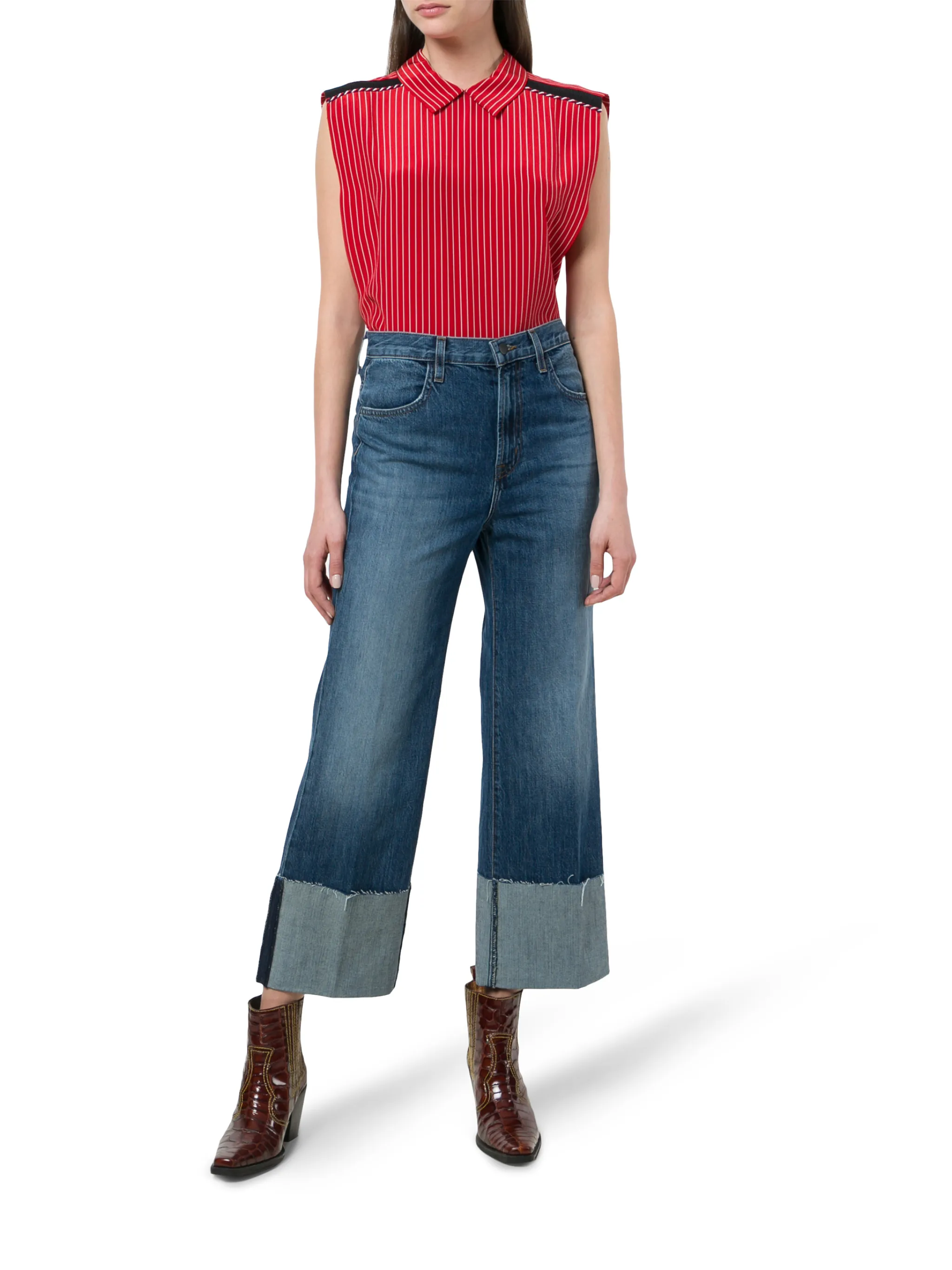 J Brand high rise flared jeans | Eraldo.com US