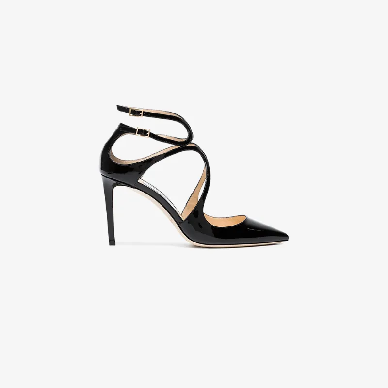 Jimmy Choo Black Lancer 85 Patent Leather Pumps | Pumps | Browns