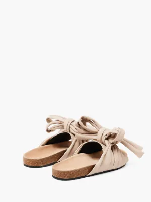 BOW FLAT SANDALS in neutrals JW Anderson US