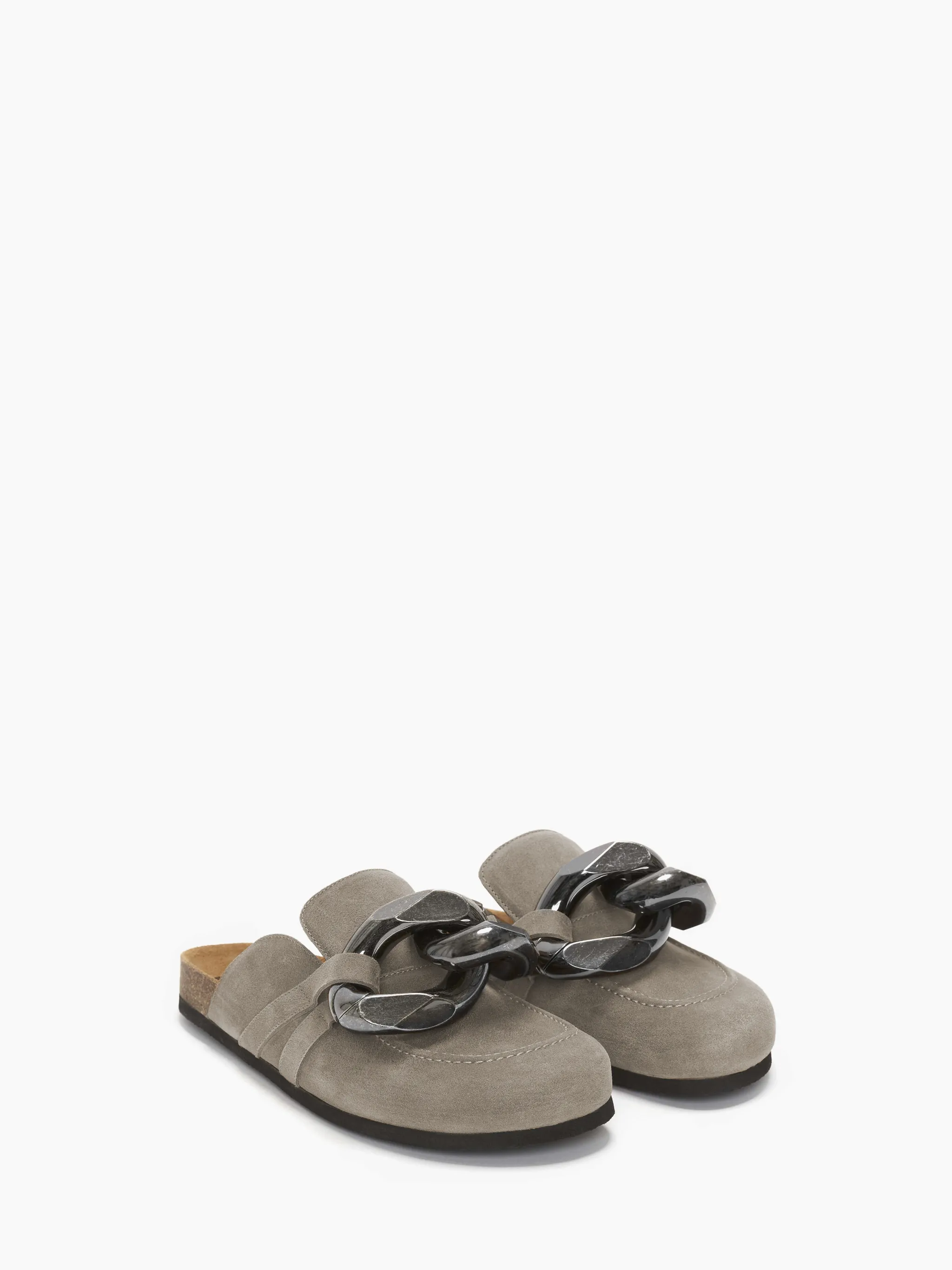 CHAIN LOAFER LEATHER MULES in neutrals | JW Anderson US