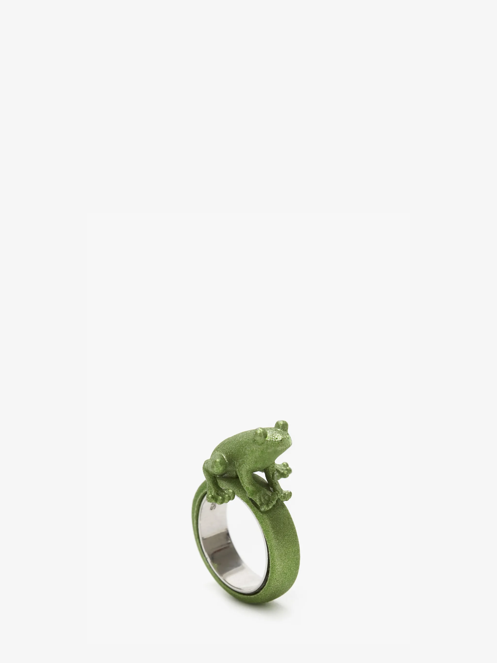 FROG RING in green | JW Anderson