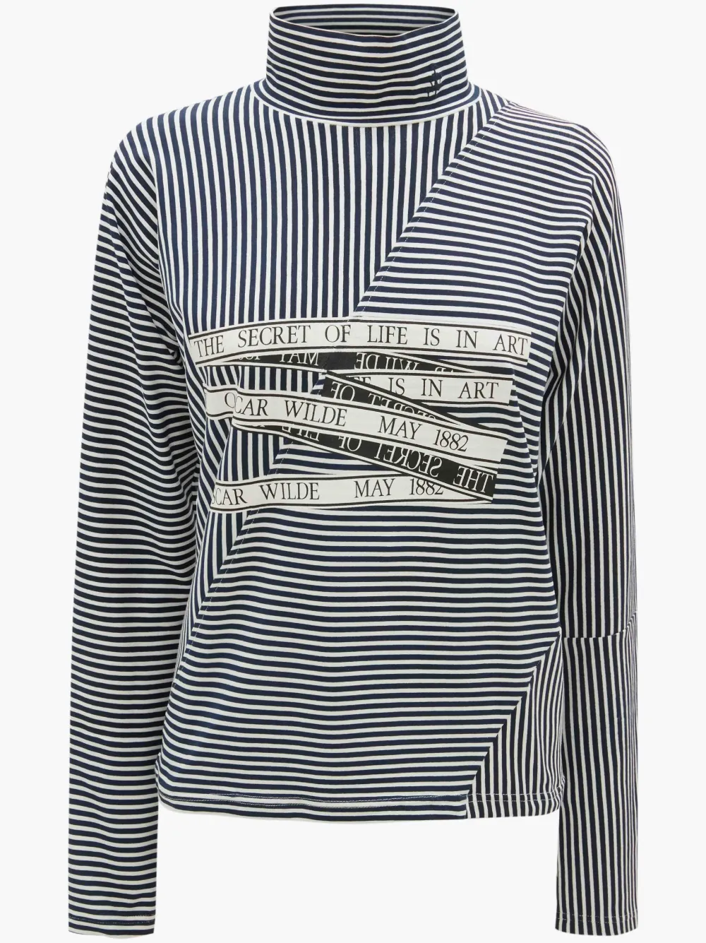 OSCAR WILDE CAPSULE: ROLL NECK TOP in blue | JW Anderson TR