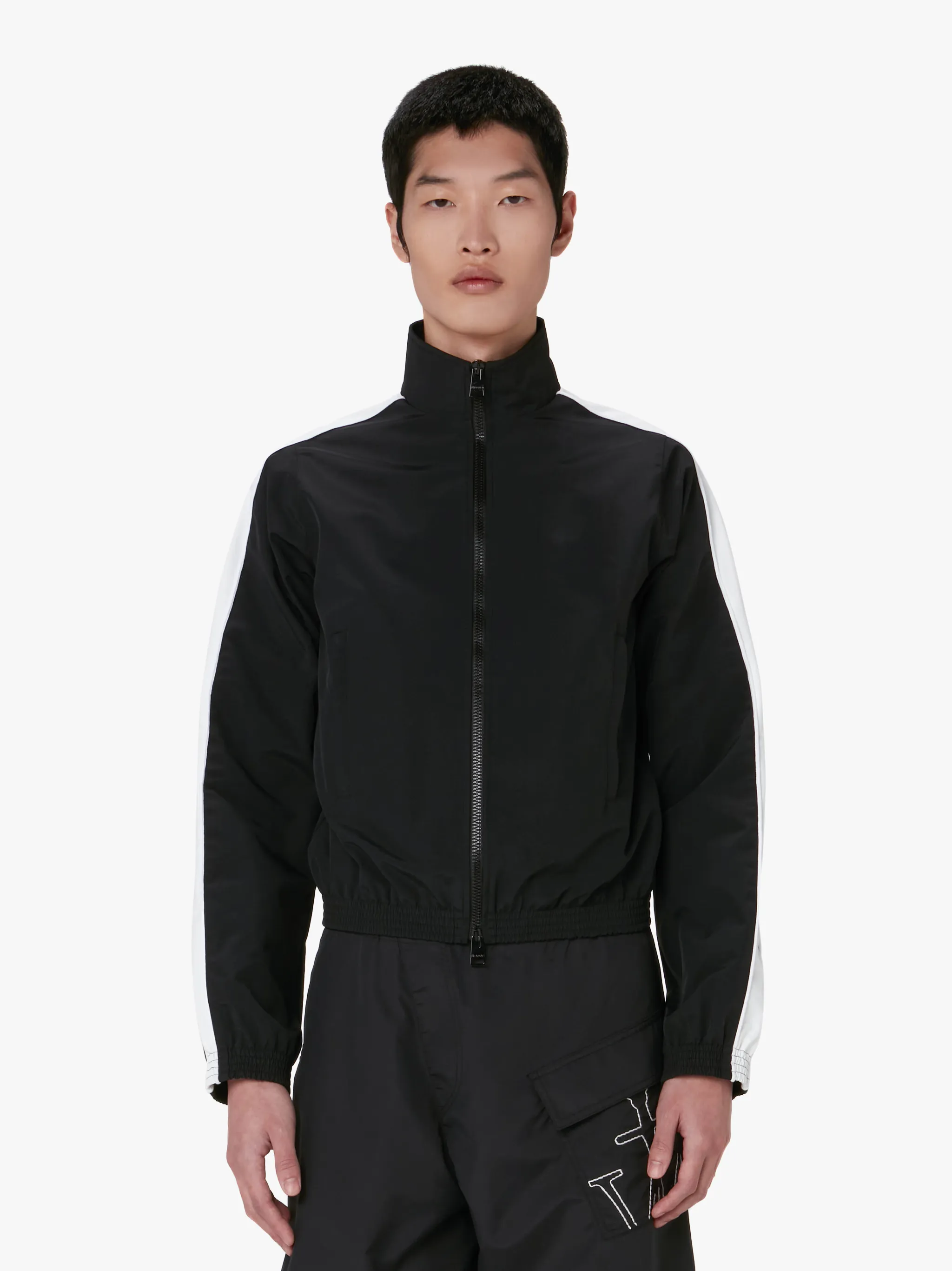 ZIP FRONT TRACK JACKET in black | JW Anderson US