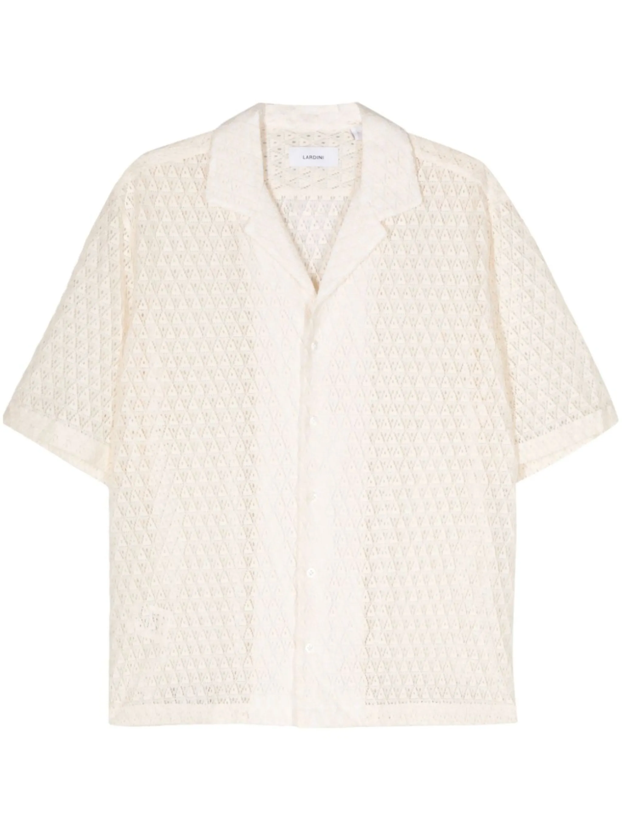 Lardini macramé-detail shirt | Eraldo.com US