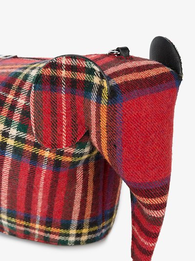 Loewe Red Elephant mini tartan bag | Browns
