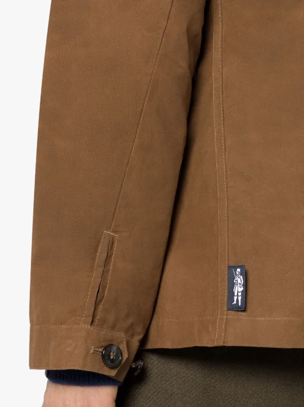 DRIZZLE Brown Waxed Cotton Chore jacket | Mackintosh DRIZZLE Brown Waxed Cotton Chore jacket | Mackintosh