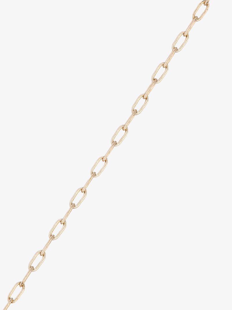 Marla Aaron rose gold 18 inch fine square link chain | Browns