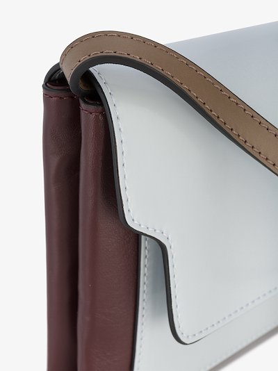 Marni Mini bi-colour Trunk shoulder bag | Browns