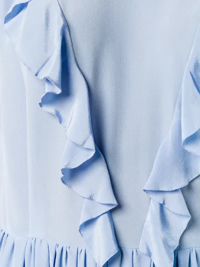 Miu Miu sleeveless ruffle dress | Browns