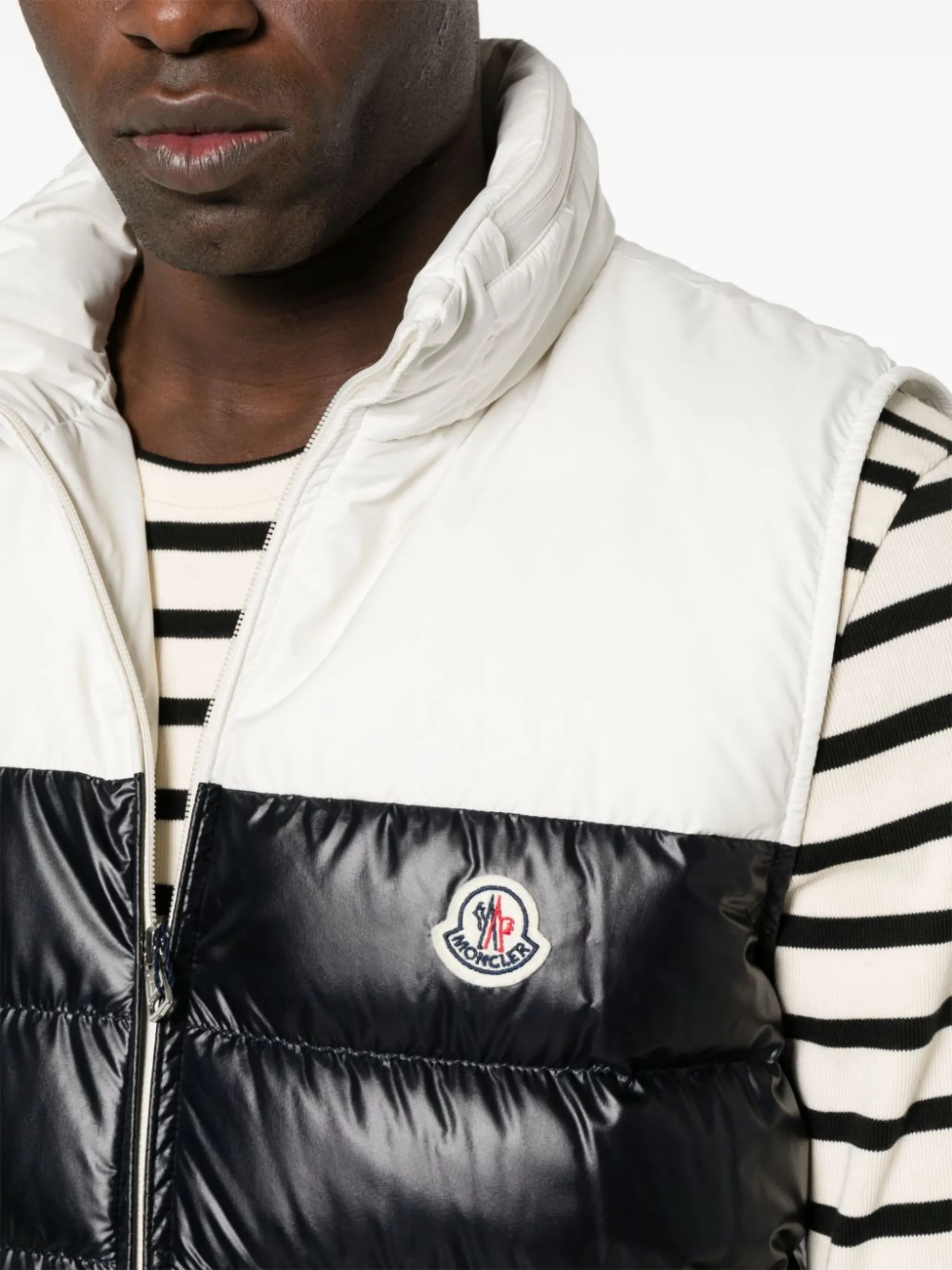 Moncler Cerces two-tone padded gilet | Eraldo.com US
