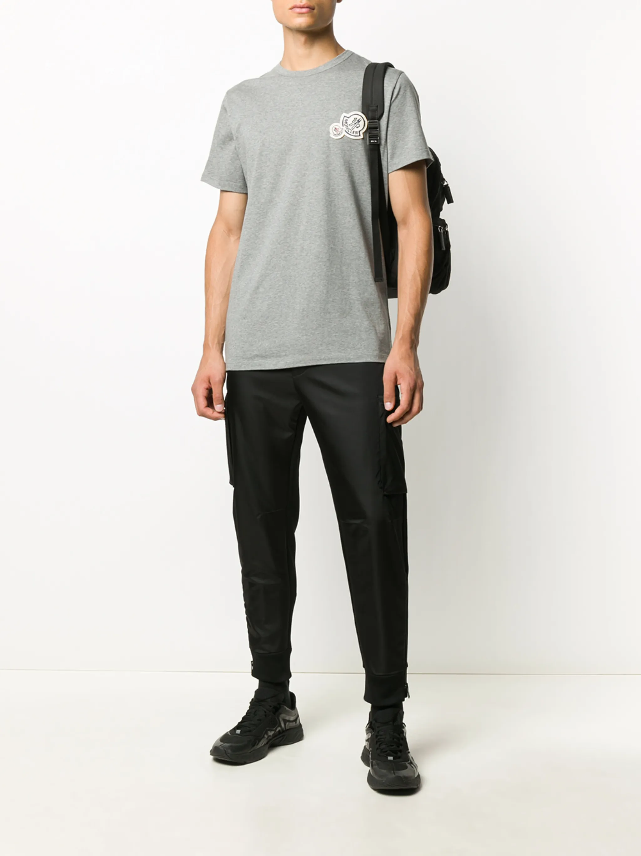 Moncler logo badge cotton T-shirt | Eraldo.com US Moncler logo badge cotton T-shirt | Eraldo.com US
